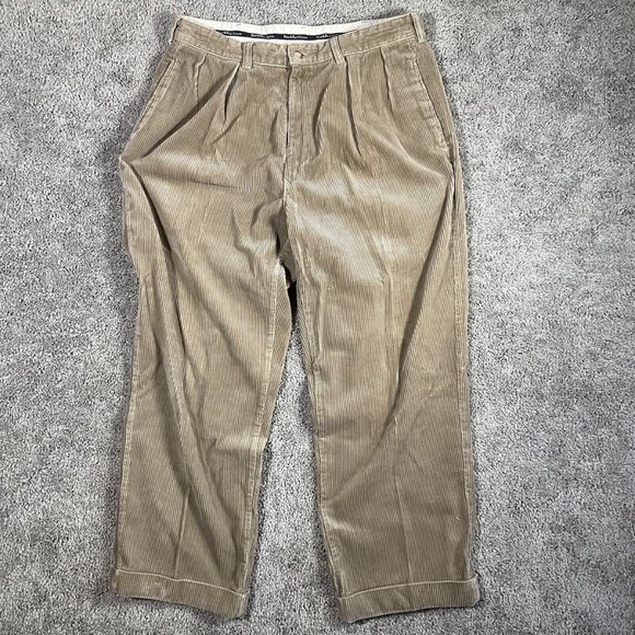 Polo Ralph Lauren | Pants | Polo Ralph Lauren Mens Vtg Cords Corduroy Pants Size 35 X 27 Beige ...